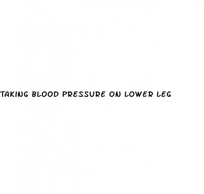 Taking Blood Pressure On Lower Leg - SENSASIA